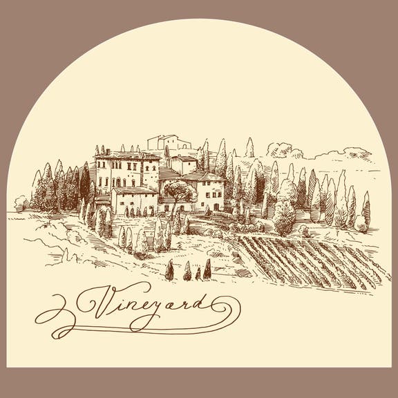 Italian Vineyard Background Stock Illustrations – 3,002 Italian ...