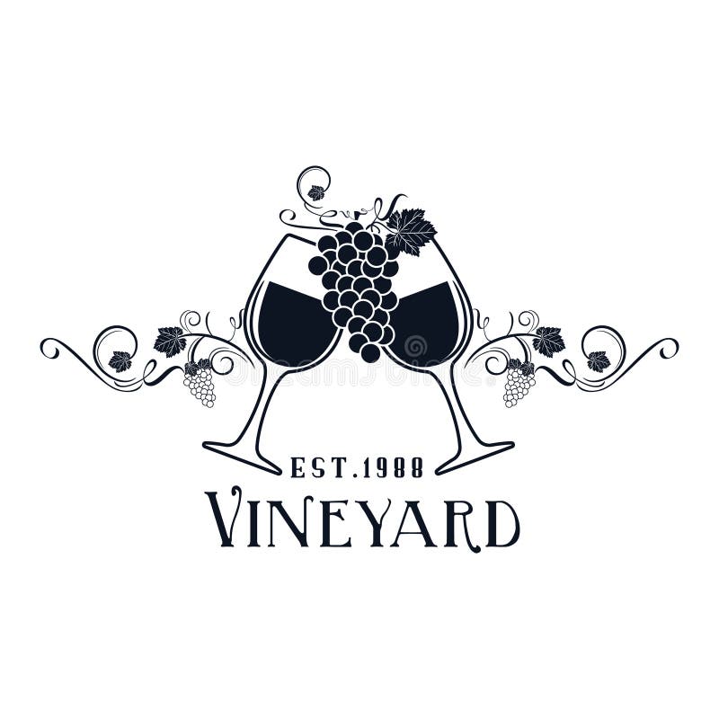 Vineyard Label. Vector Illustration Decorative Design Stock Vector ...