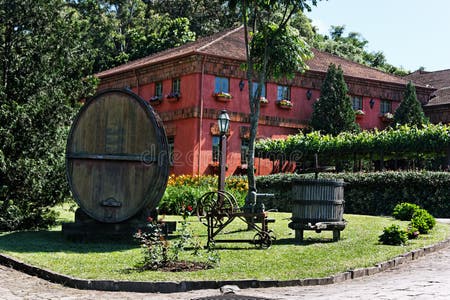 Vineyard Mansion stock image. Image of brazil, stone, america - 4558989