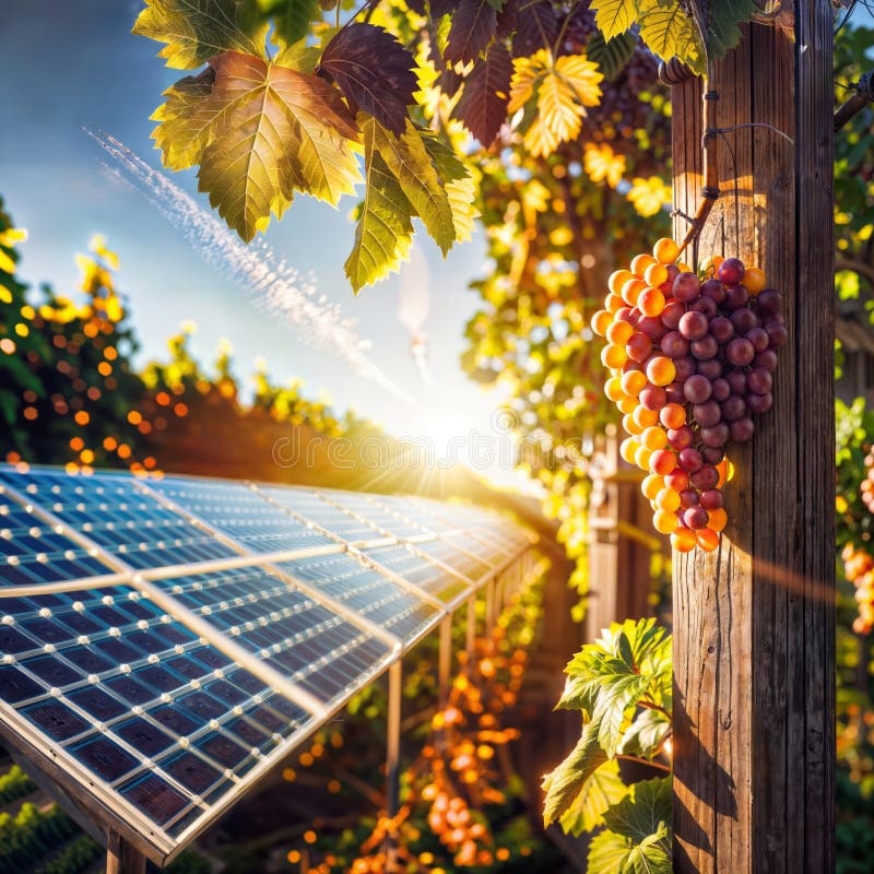Vineyard Meets Innovation: Solar Panels Power Sustainable Winemaking ...