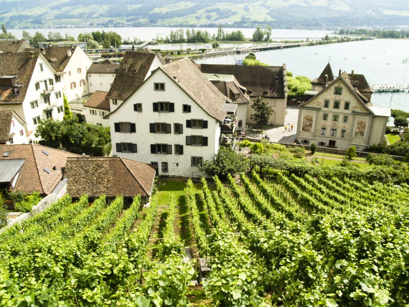 Rapperswil, Switzerland stock photo. Image of architecture - 42264688