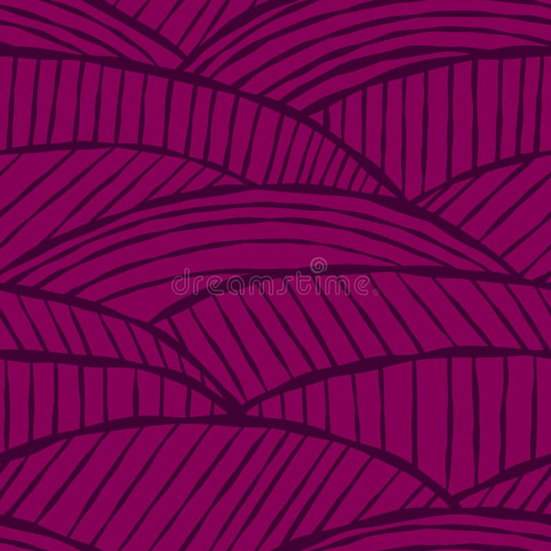 Vineyard Seamless Landscape. Stock Vector - Illustration of drawn ...