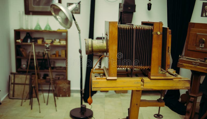 Vingate Old Photography Studio Cameras and Equipment Editorial Stock ...
