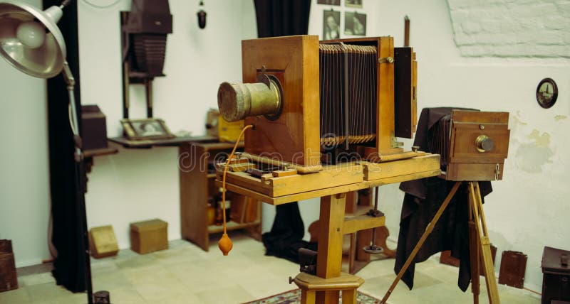 Vingate Old Photography Studio Cameras and Equipment Editorial Stock ...