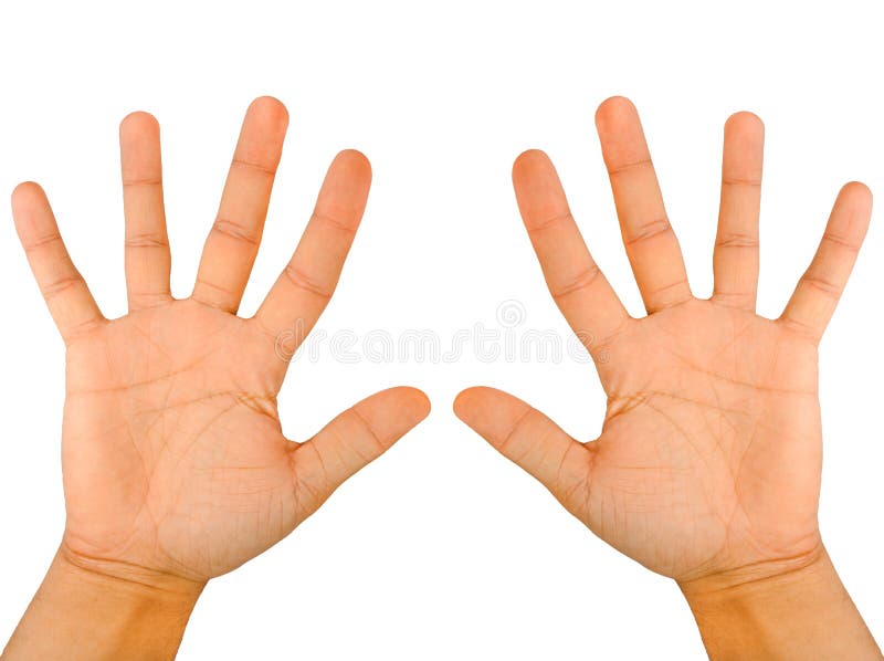 Het tellen van de vinger stock foto. Image of vinger - 13603568