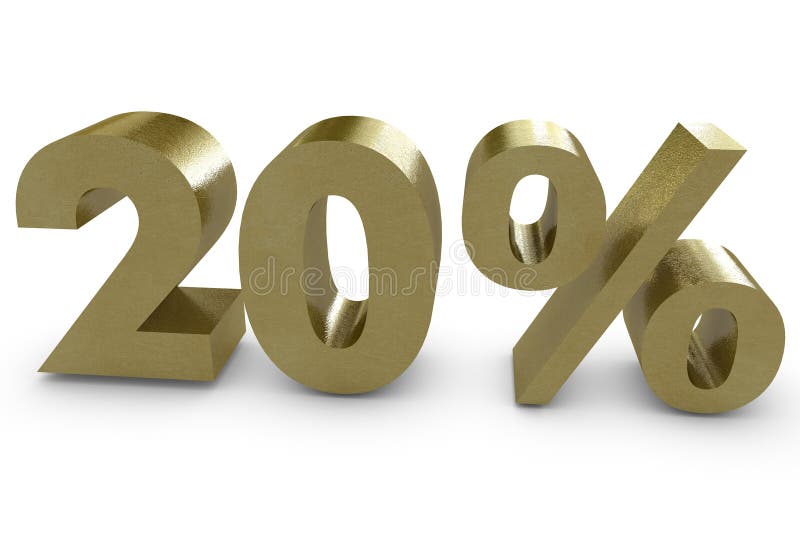 Remise De Vingt Pour Cent Pour Le Logo D'amant De Viande Illustration ...