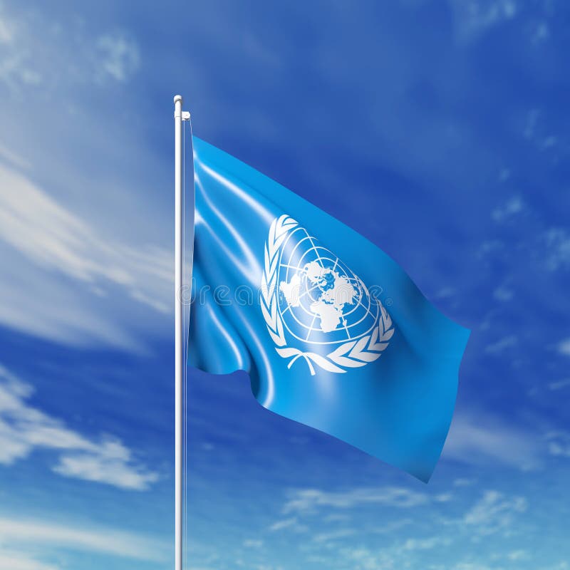 FN-flagga stock illustrationer. Illustration av flagga - 85457247