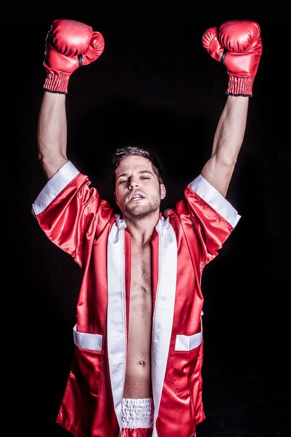 Boxaremanligprofessionell fotografering för bildbyråer. Bild av boxas ...