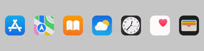 Vinnitsa, Ukraine - December 14, 2022: Apple IOS Interface Programs ...