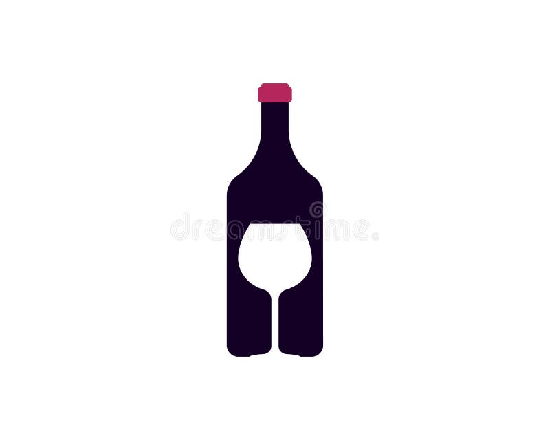 Vino Logo Design Template ilustración del vector. Ilustración de ...