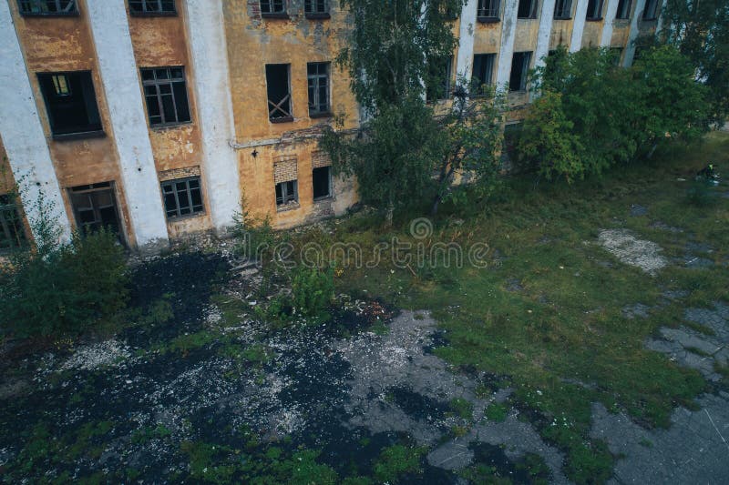 Vintage Abandoned Building stock photo. Image of design - 124883590