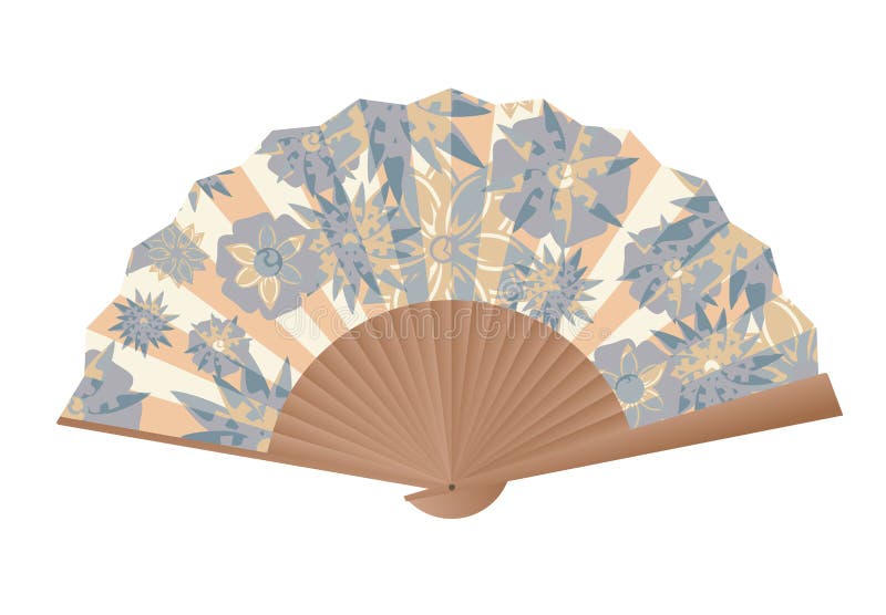 Vintage Abanico Illustration Stock Illustration - Illustration of ...