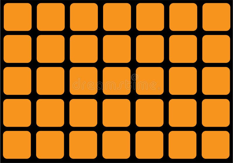 Abstract Background Made of Orange Cubes Stock Vector - Illustration of ...