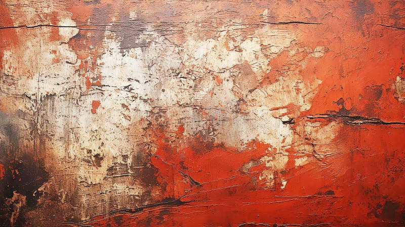 Vintage Abstract Red Magenta Rustic Texture of Damage Wall Stock ...