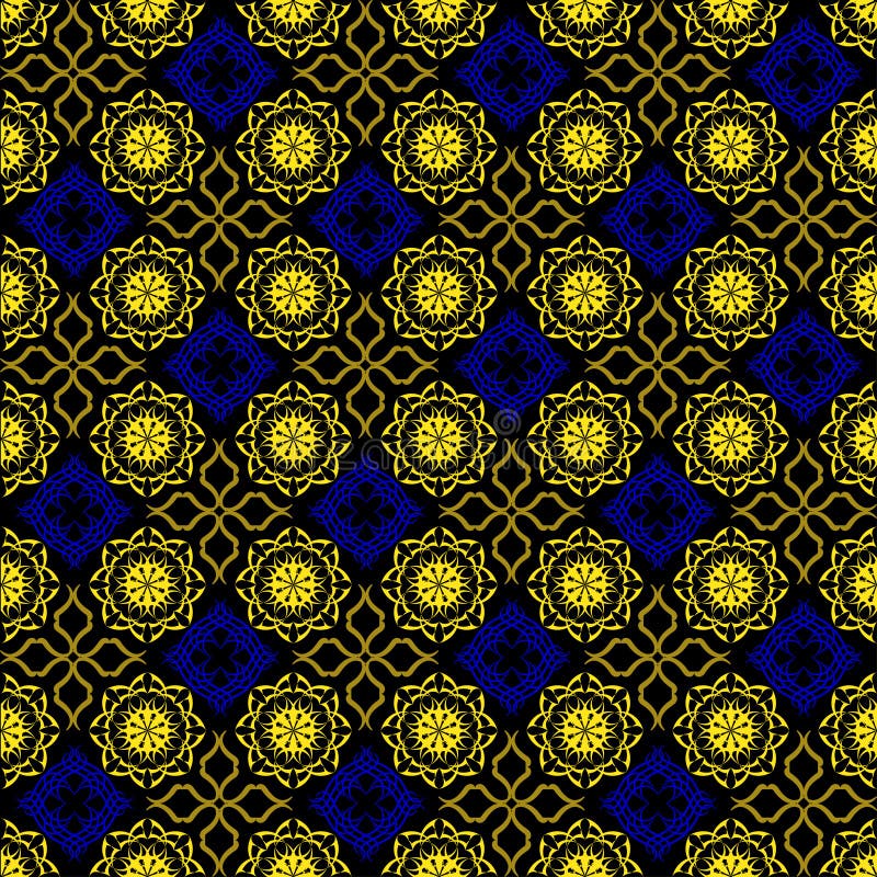 Vintage Abstract Seamless Pattern Stock Vector - Illustration of ...