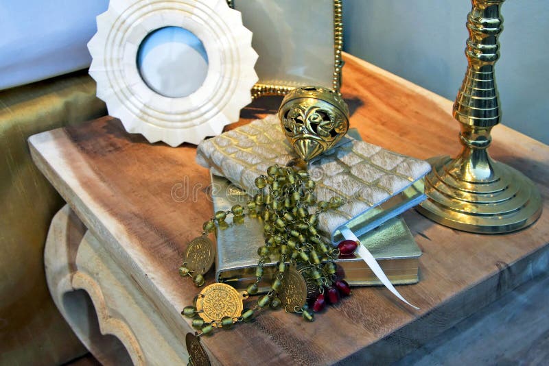 Vintage accessories stock photo. Image of golden, retro - 7447396