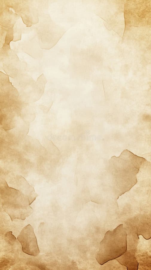 Vintage Aged Paper Texture with Torn Edges in Brown Tones Stock Image ...
