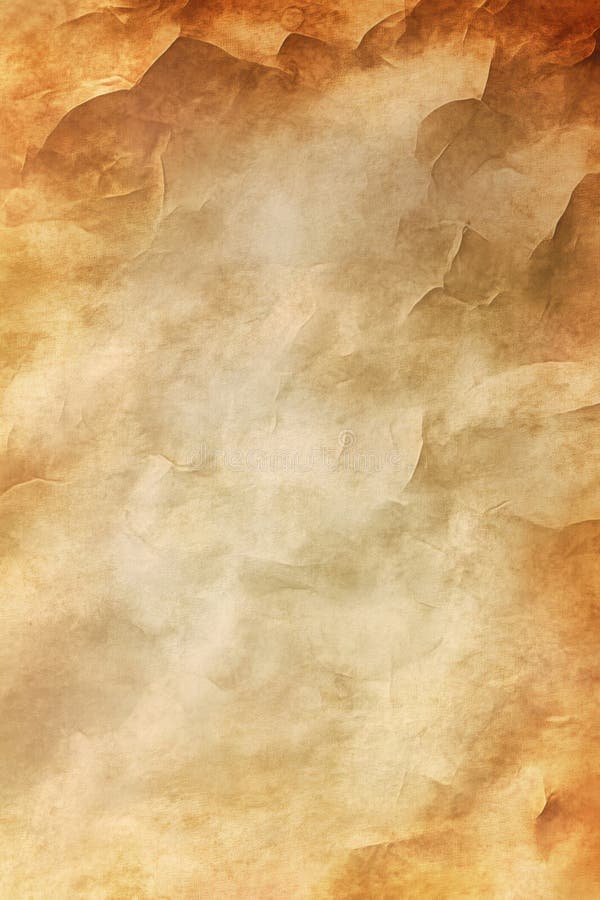 Vintage Aged Paper Texture with Warm Tones and Creases Stock Photo ...