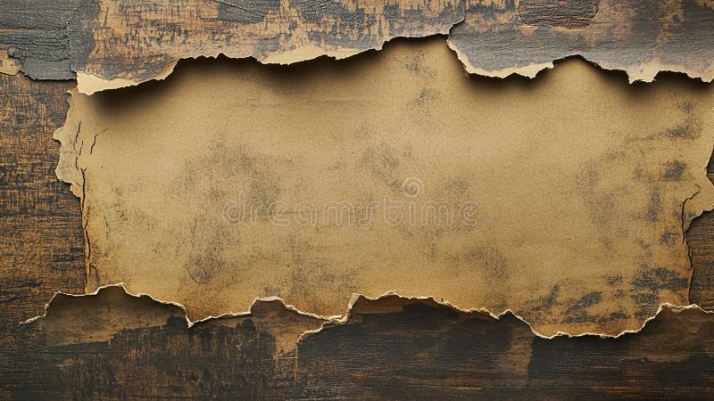 Vintage Aged Paper with Torn Edges Aged Paper with Torn Edges and a ...