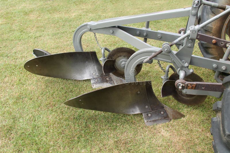 Agricultural Farming Plough. Stock Photo - Image of agricultural, gear ...