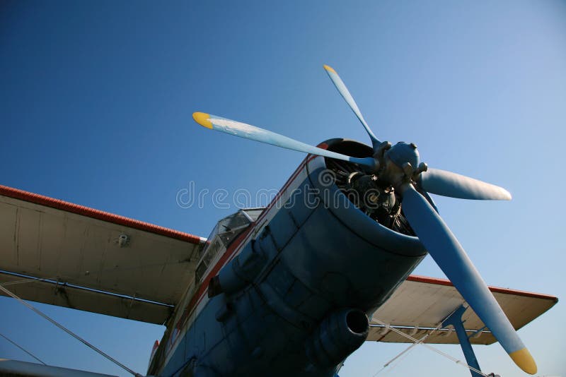The Propeller of a World War II Airplane Stock Photo - Image of plane ...