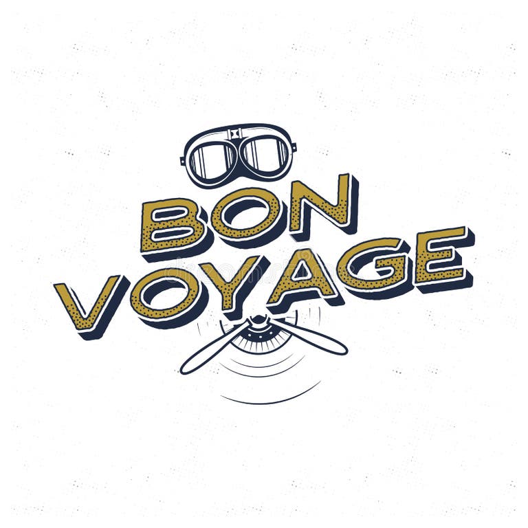 Bon Voyage Plane Stock Illustrations 156 Bon Voyage Plane Stock