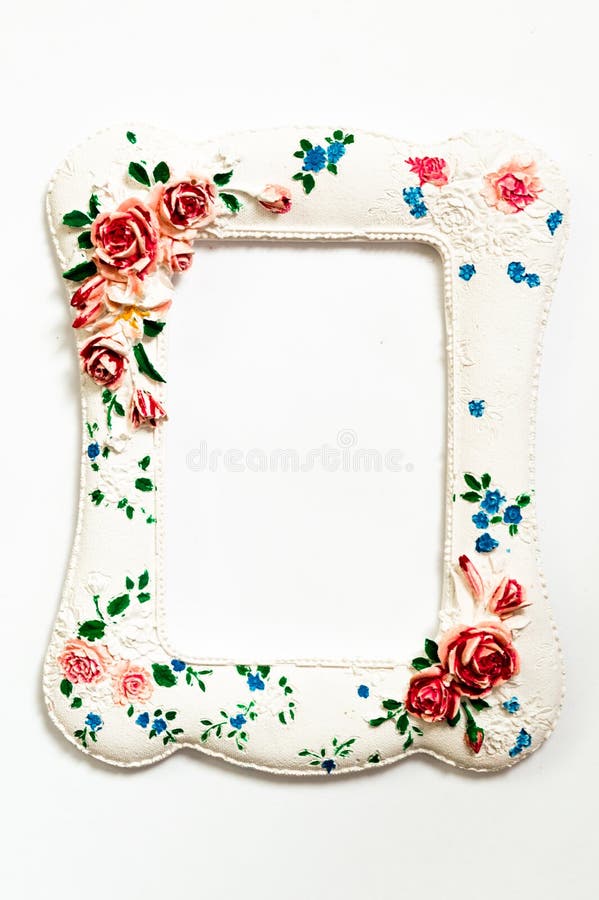 Vintage Alabaster Frame Isolated White Background Stock Photos - Free ...
