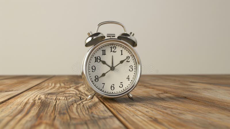 The Vintage Alarm Clock. AI Generated Stock Image - Image of simplicity ...