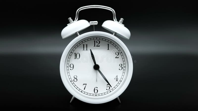 Vintage Alarm Clock Timelapse,time Flowing Fast Concept,analog Clock ...