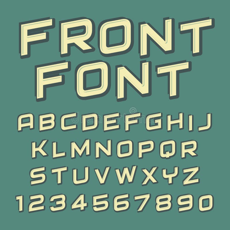 Alphabet Design Handcrafted Vector Collection Stock Vector ...