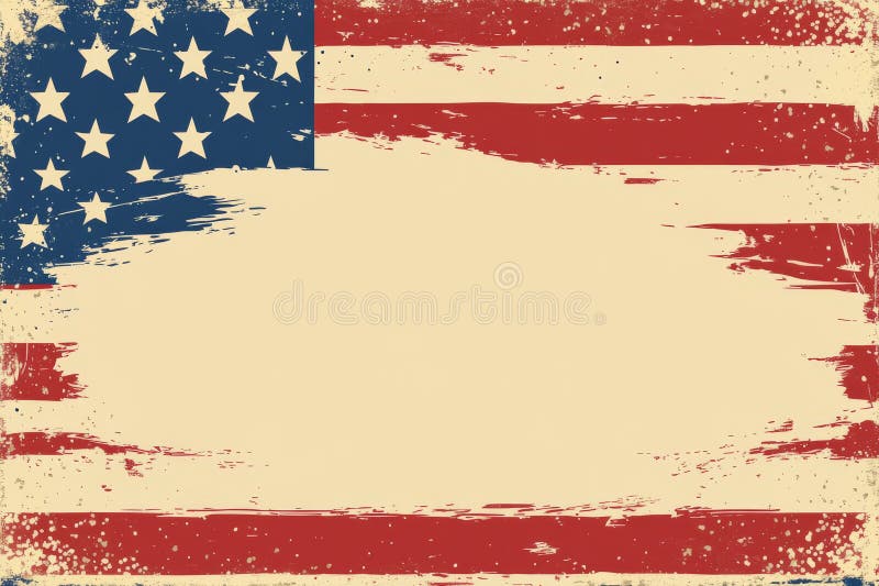 This is a Vintage American Flag Design that Includes Space for Custom ...