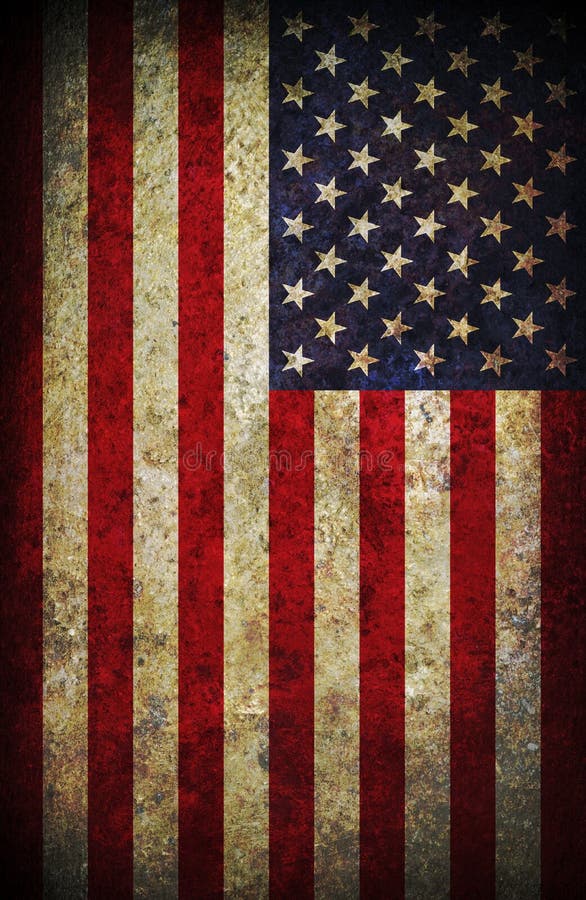 Vintage American Flag stock photo. Image of faded, national - 268771358