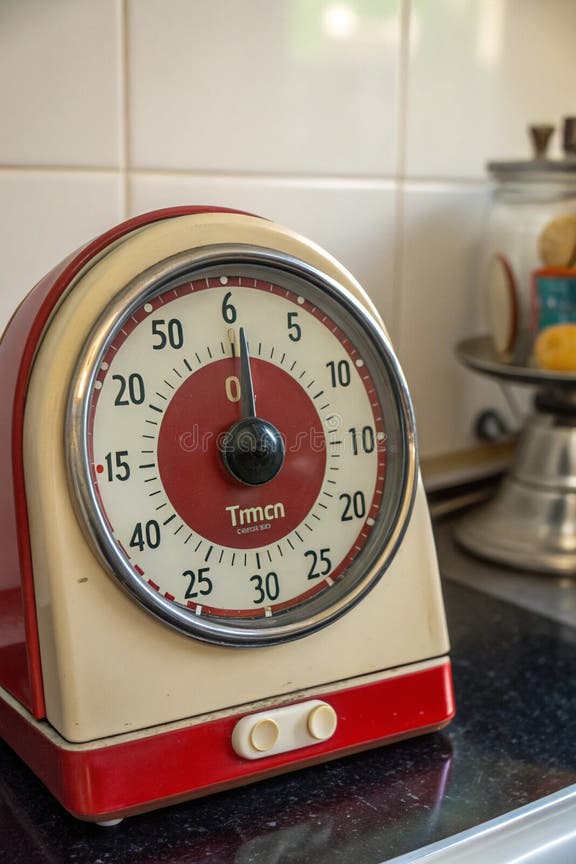 Vintage Analog Kitchen Countdown Timer, 15 Minutes Remaining. Vintage ...