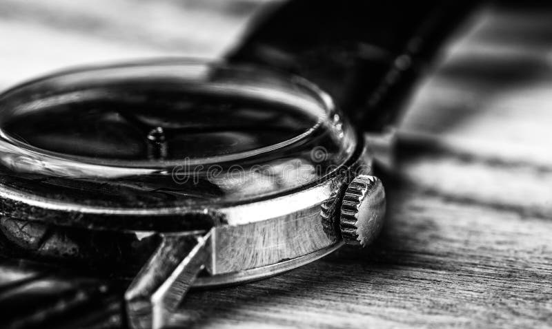 A Vintage Analog Wristwatch Stock Photo - Image of macro, classic ...
