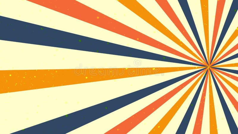 Vintage Animated Loopable Sunburst Background Stock Video - Video of ...