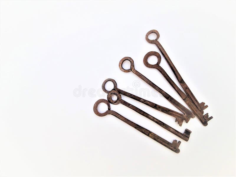 Vintage Antique Old Keys stock photo. Image of door - 136194074