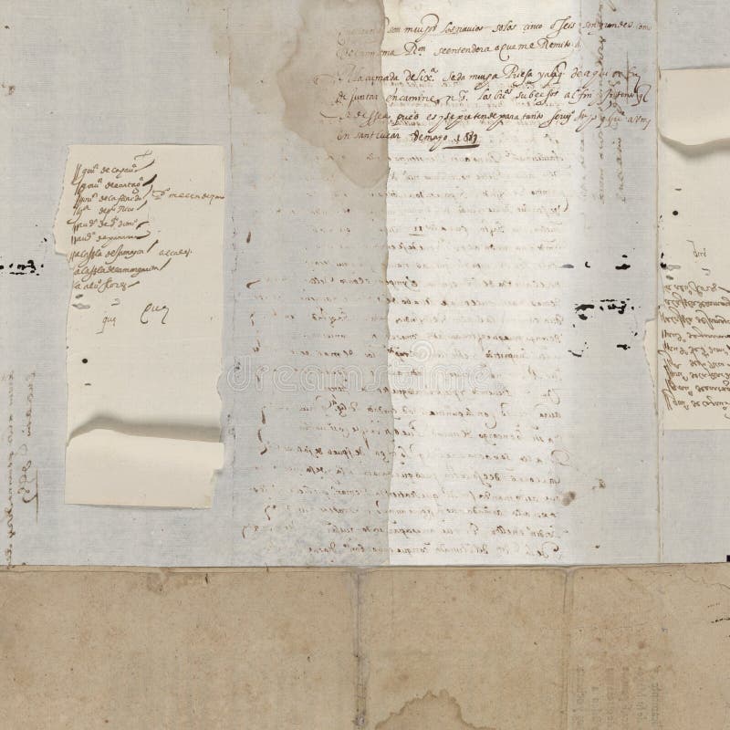 Vintage Antique Text Paper Background Stock Photo - Image of expedition ...