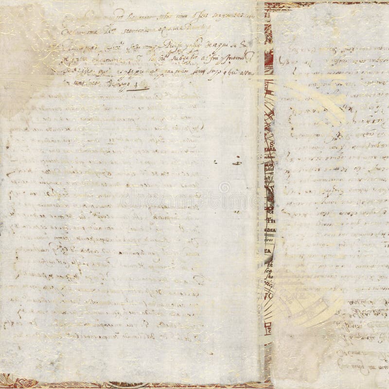 Vintage Antique Text Paper Background Stock Photo - Image of expedition ...