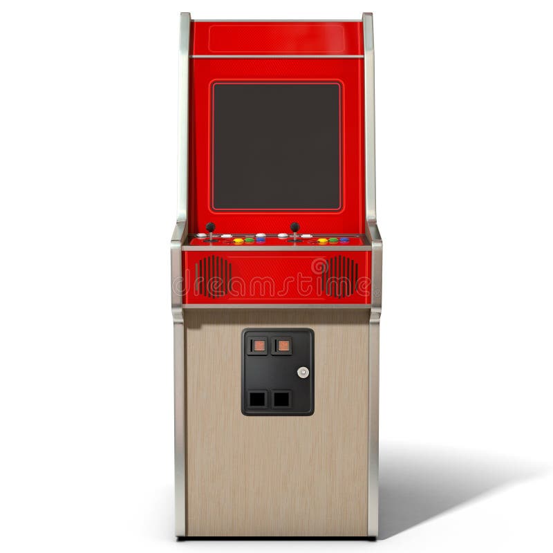 Arcade Machine Closeup stock illustration. Illustration of classic ...