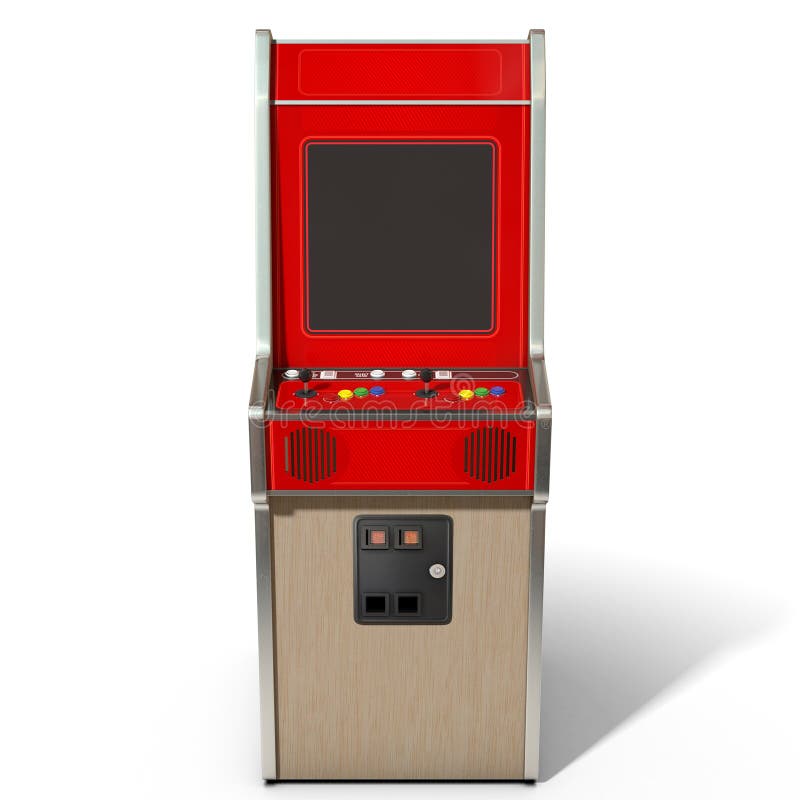 Arcade Machine Closeup stock illustration. Illustration of classic ...