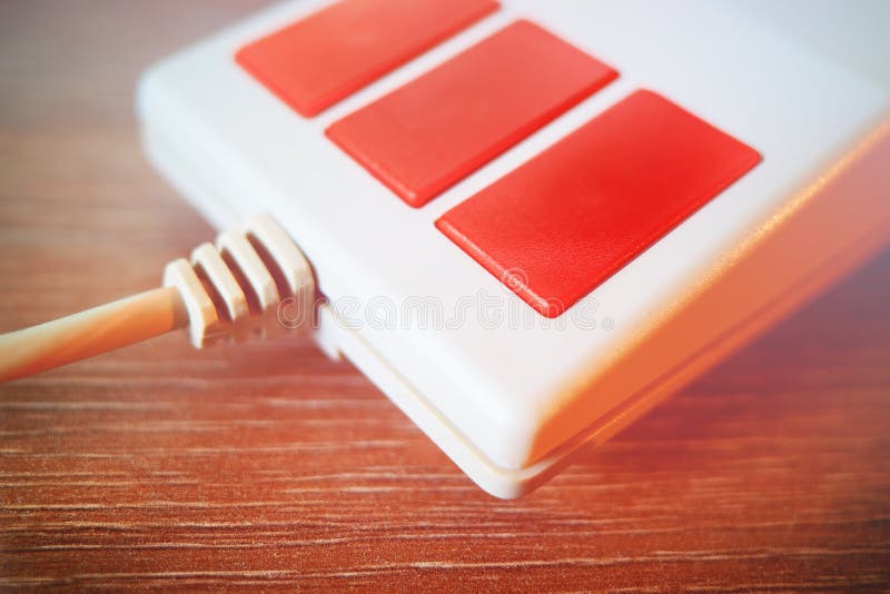 Vintage Arcade Mouse with Three Buttons Background Stock Photo - Image ...