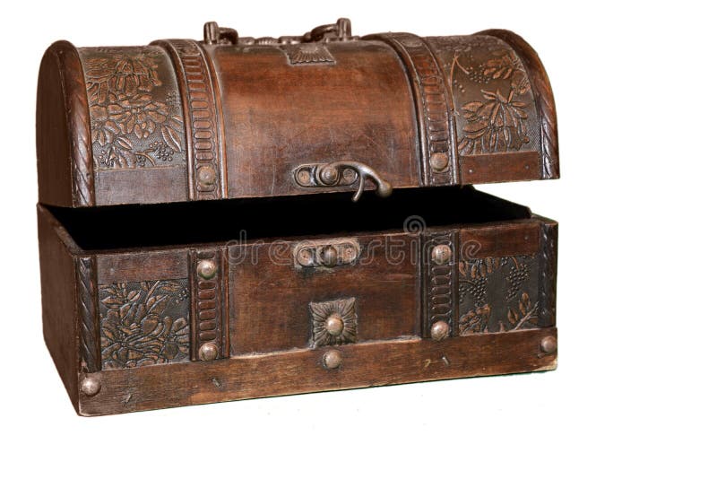 Treasure Chest Reveals a Luminous Secret Stock Photo - Image of ...