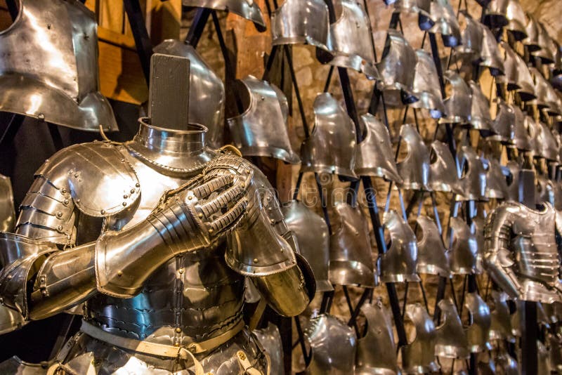 Vintage Armor on Display in Tower of London Editorial Image - Image of ...