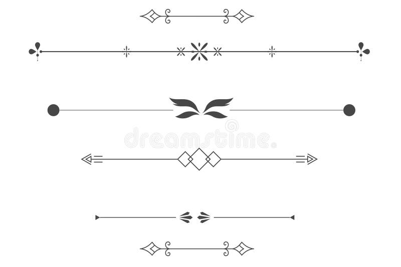 Elegant Decorative Dividers with Minimalist Geometric Design and ...