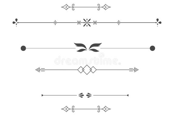 Elegant Decorative Dividers with Minimalist Geometric Design and ...