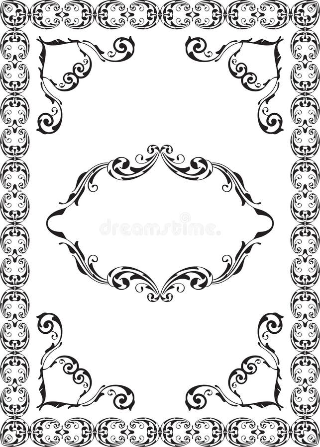 Baroque frame stock vector. Illustration of classical - 31593070