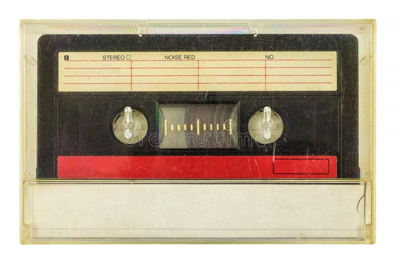 Vintage Audio Compact Cassettes in Front of Seventies Retro Wallpaper ...