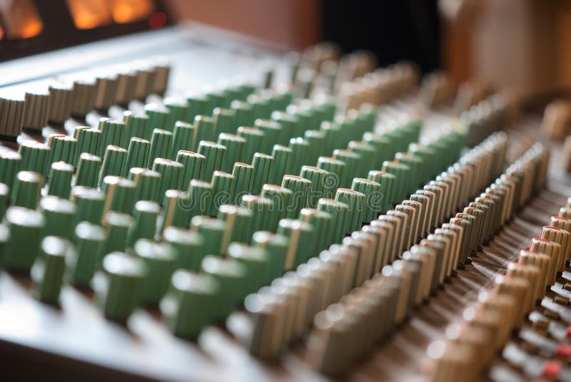 Vintage audio mixer stock image. Image of horizontal - 26621421