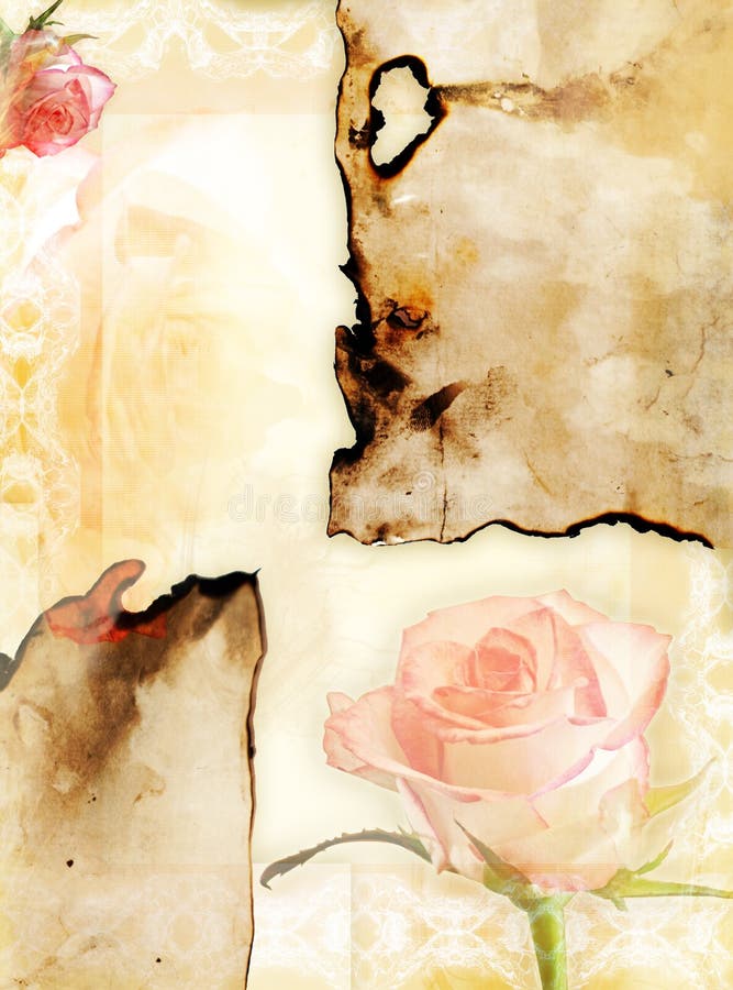 Vintage - Victorian Collage Scrapbook Background F Stock Illustration ...