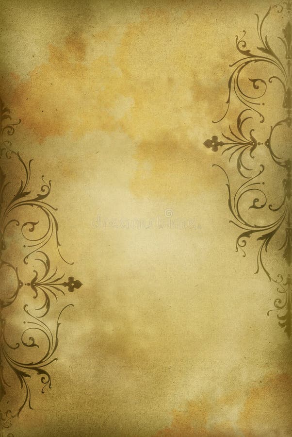 Vintage Blank on the Renaissance Background Stock Illustration ...